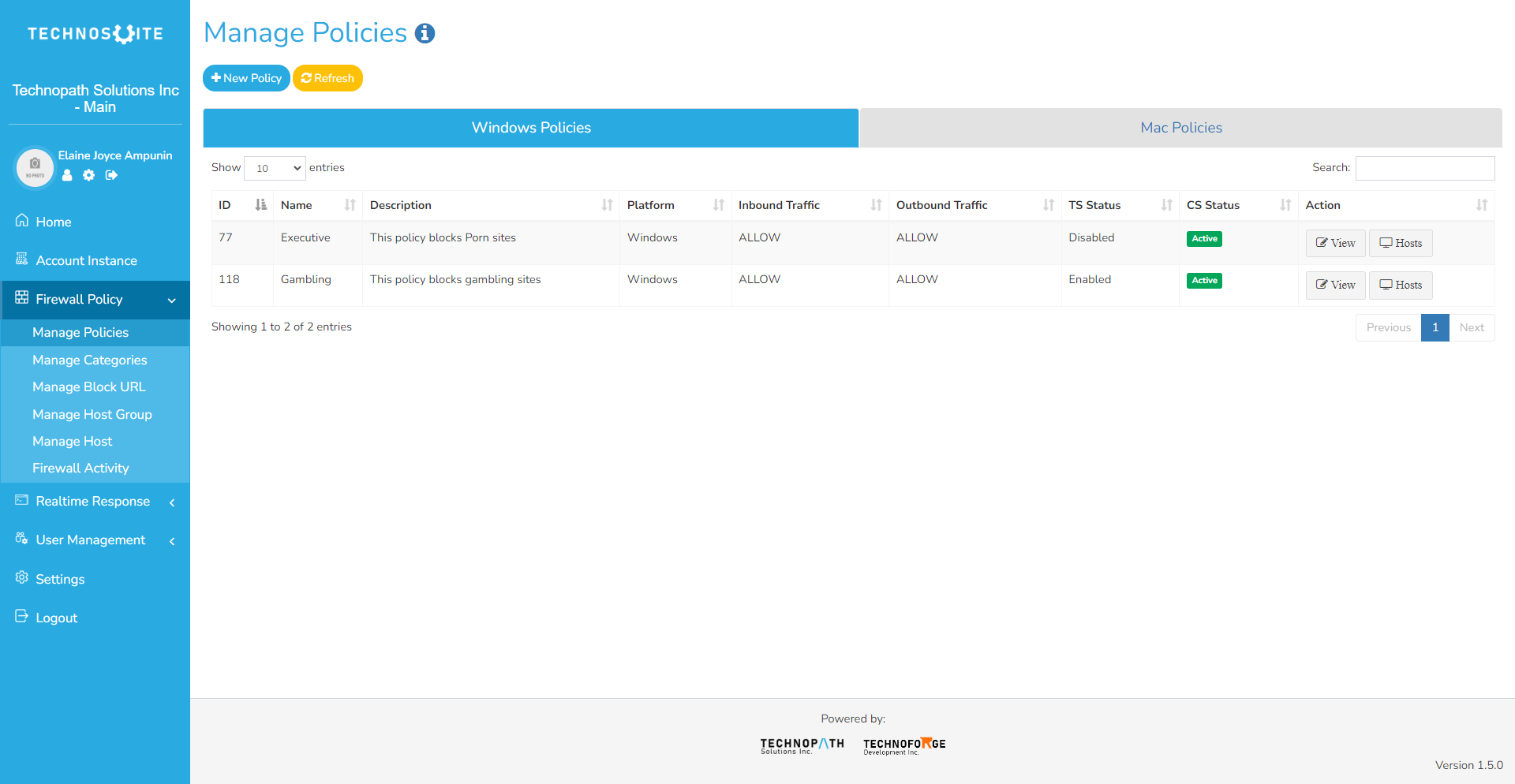 Technopath's TechnoSuite Web Filtering | CrowdStrike Marketplace